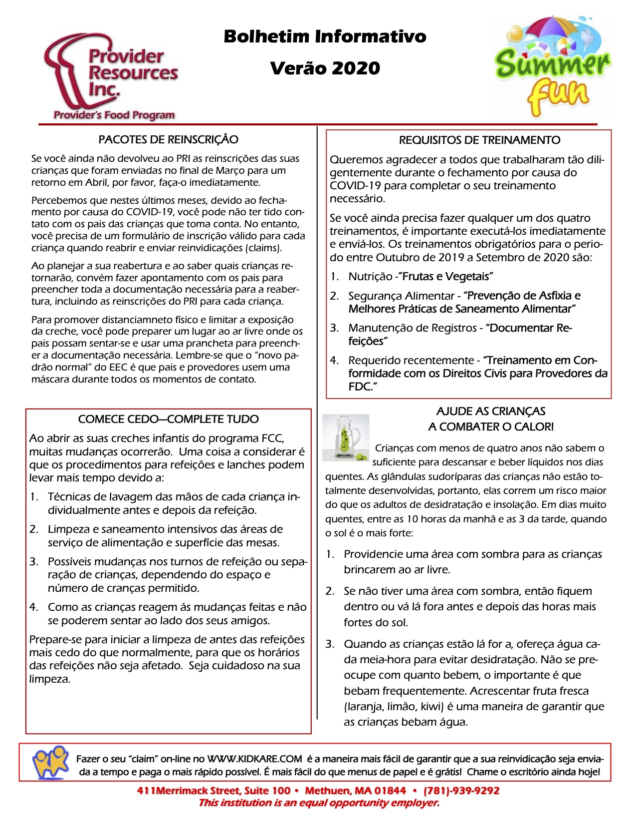 Newsletters | Provider Resources, Inc